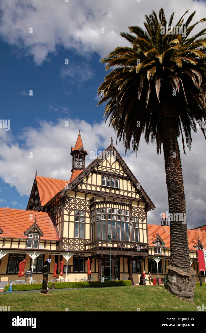 former bath house tudor towers Stock Photo - Alamy