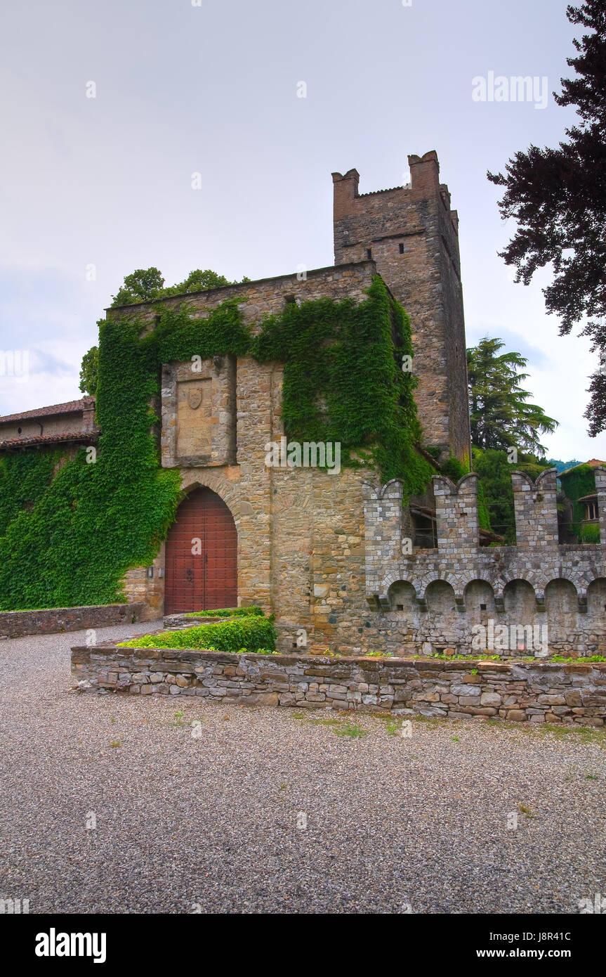 Castle of Riva. Ponte dell'Olio. Emilia-Romagna. Italy Stock Photo - Alamy