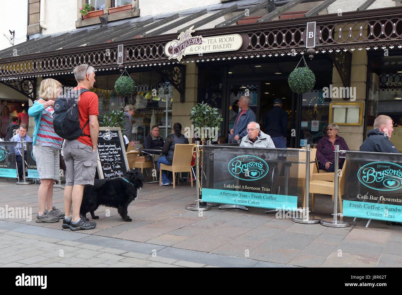 keswick street scene Stock Photo - Alamy