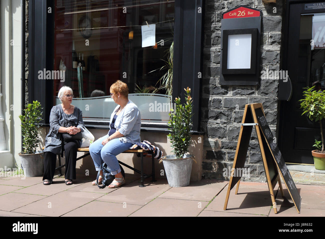 keswick street scene Stock Photo - Alamy