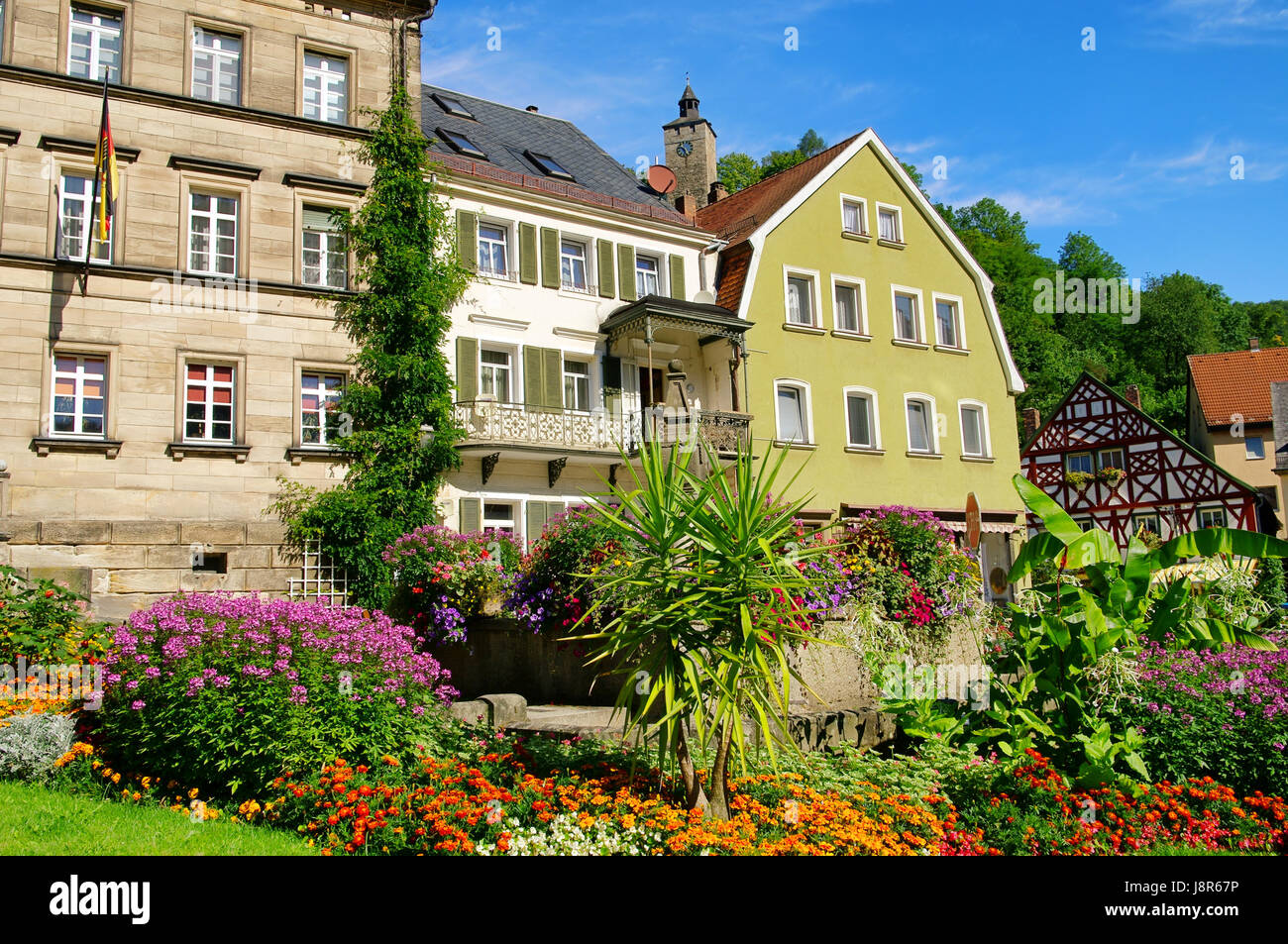 city, town, bavaria, spa, mineral spring, medicinal spring, german ...