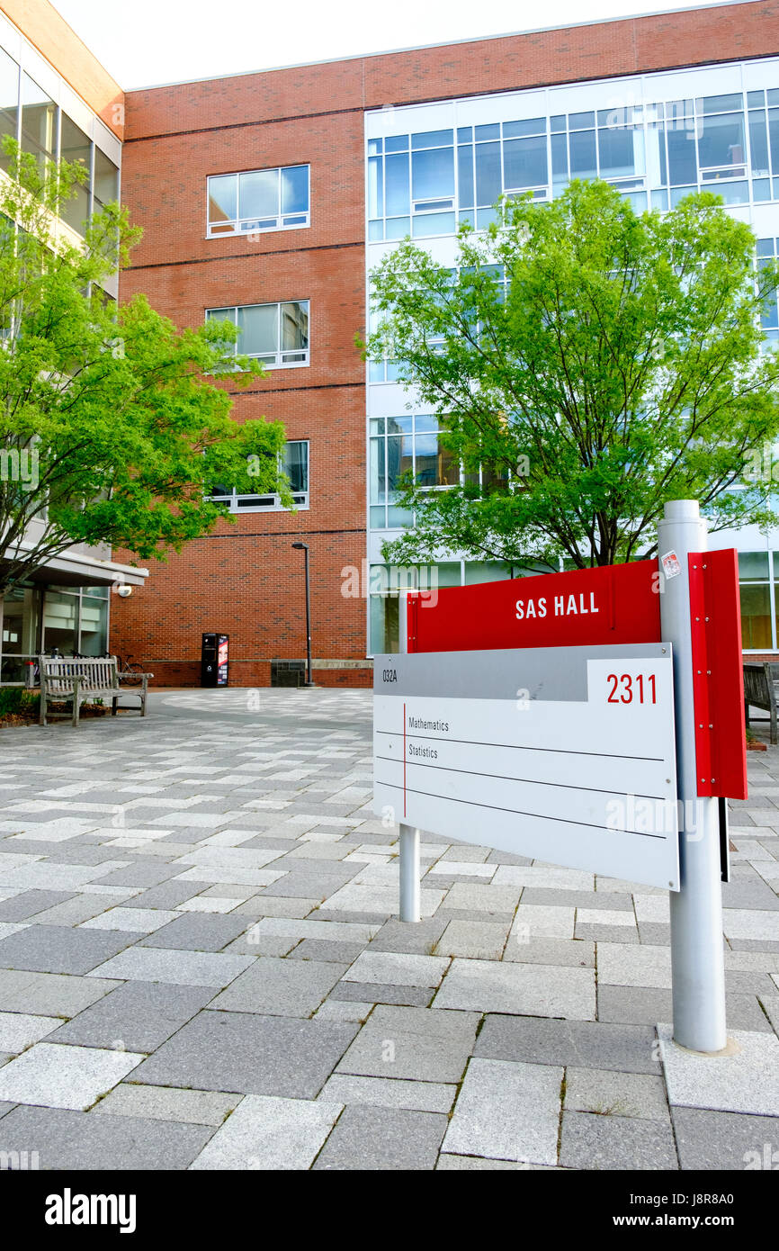 SAS Hall, home of Department of Mathematics and Department of ...