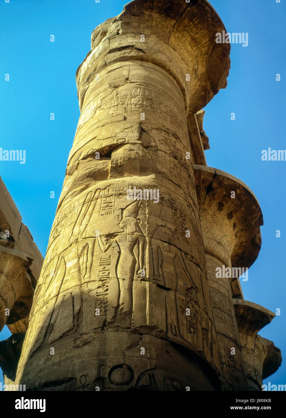 Temple of Amon-Ra in Karnak, Egypt Stock Photo - Alamy