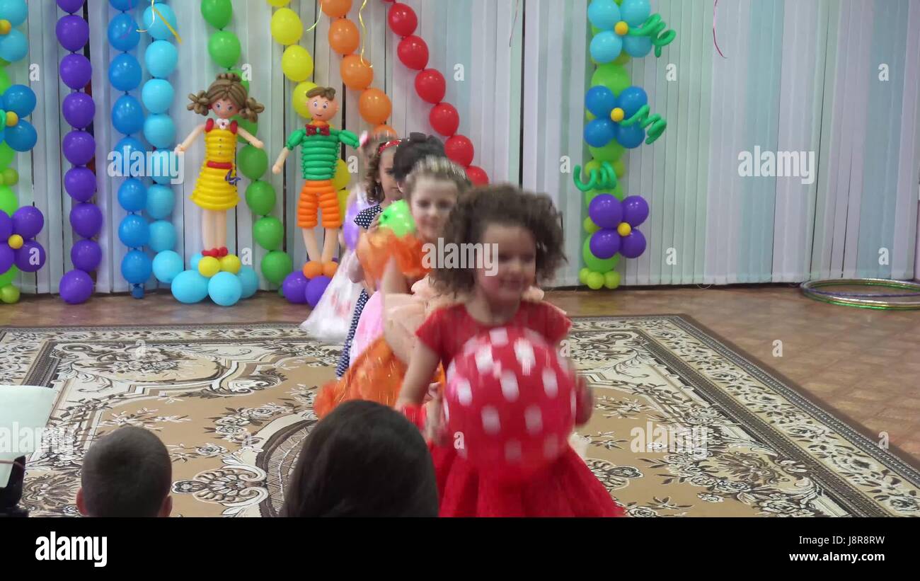 Kursk, Russia - May 26, 2017: graduation party at kindergarten Stock ...