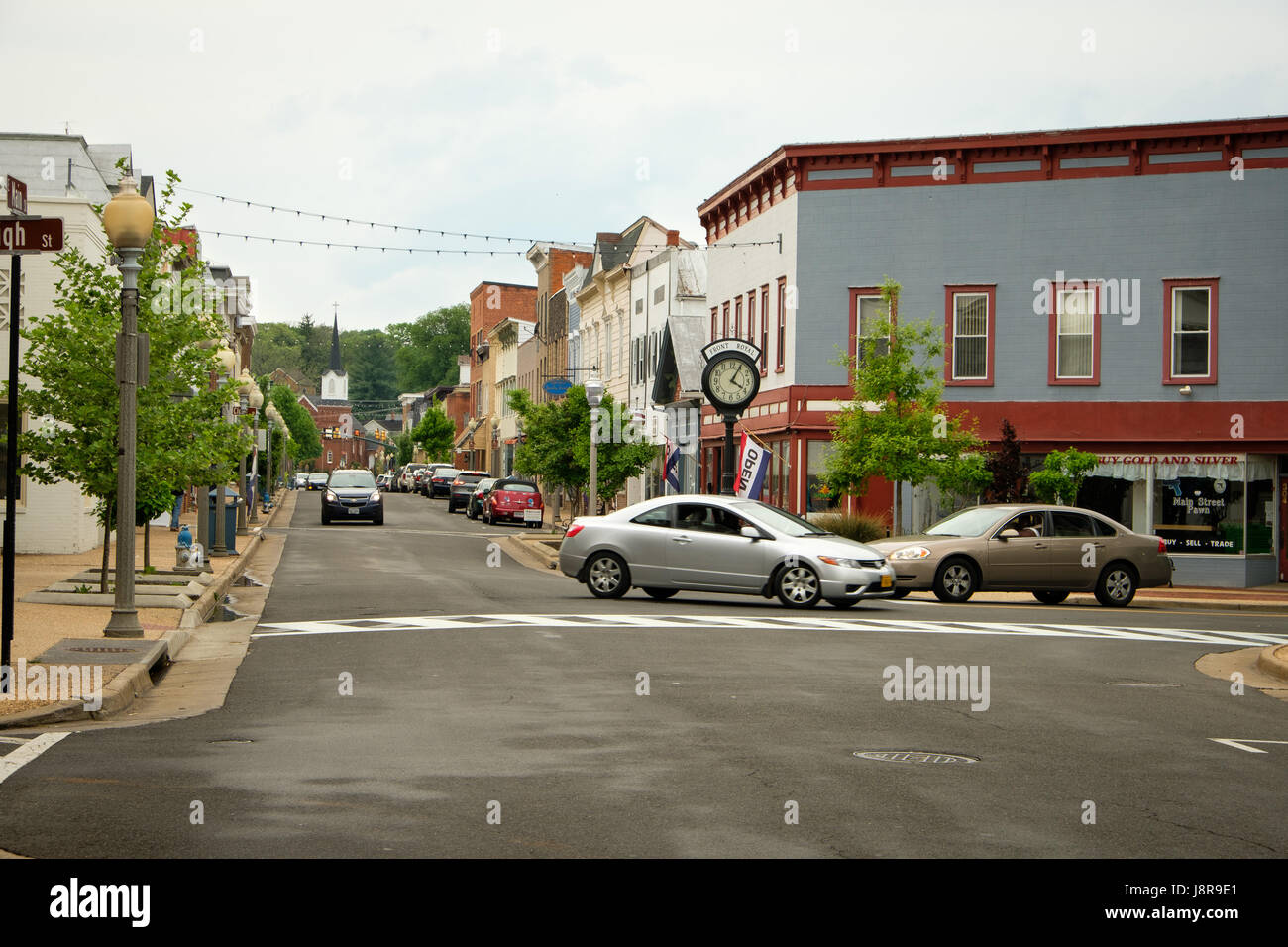 East Main Street, Front Royal, Virginia Stock Photo - Alamy