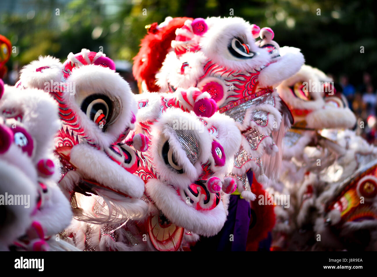 Traditional Lion Dance Stock Photo - Alamy