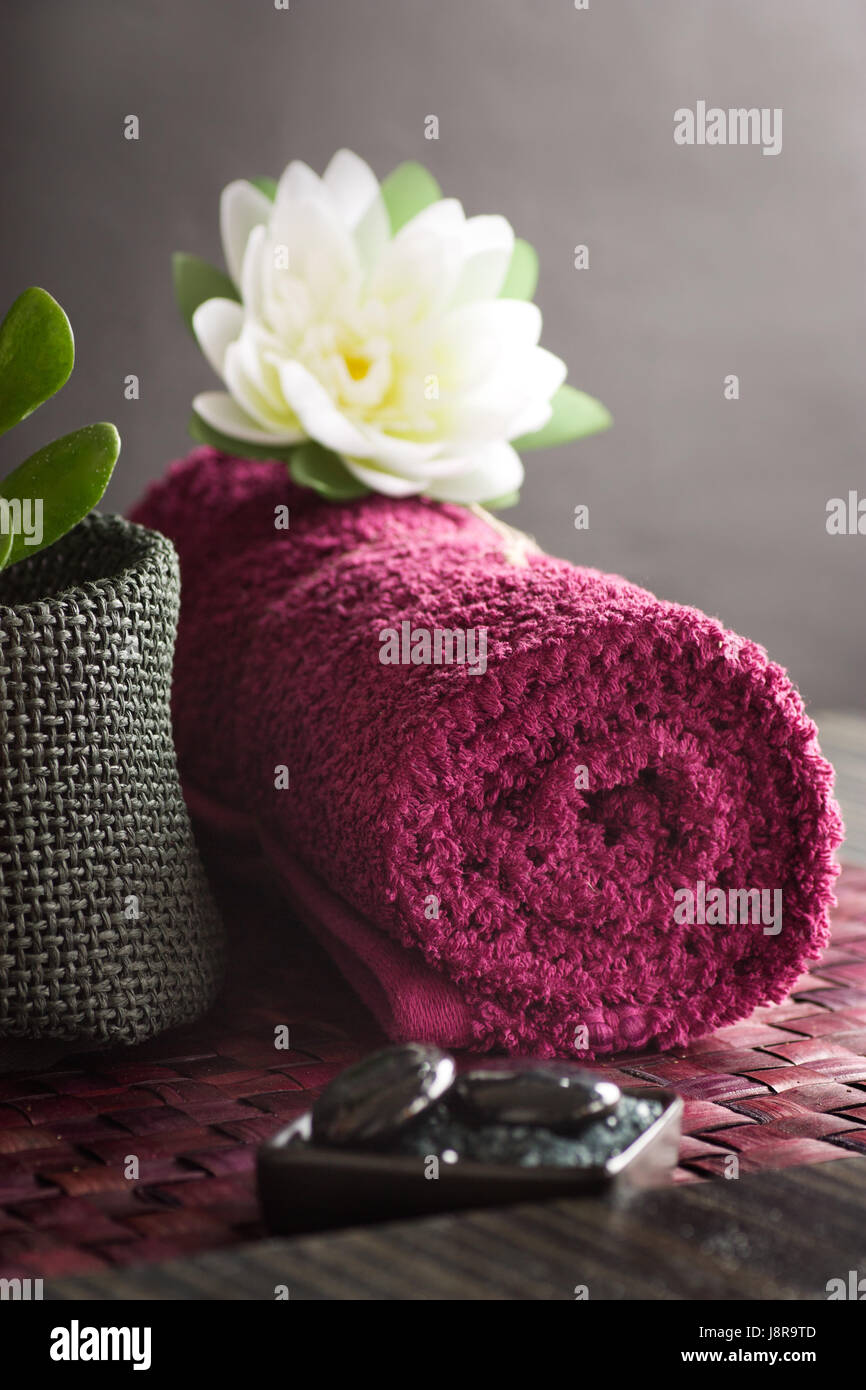 Volcanic stone massage therapy hi-res stock photography and images - Alamy