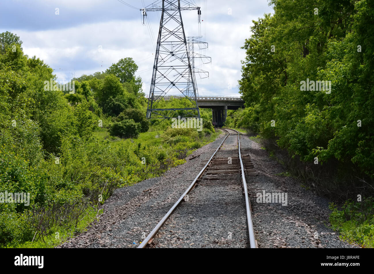 Empty railroad tracks hi-res stock photography and images - Alamy