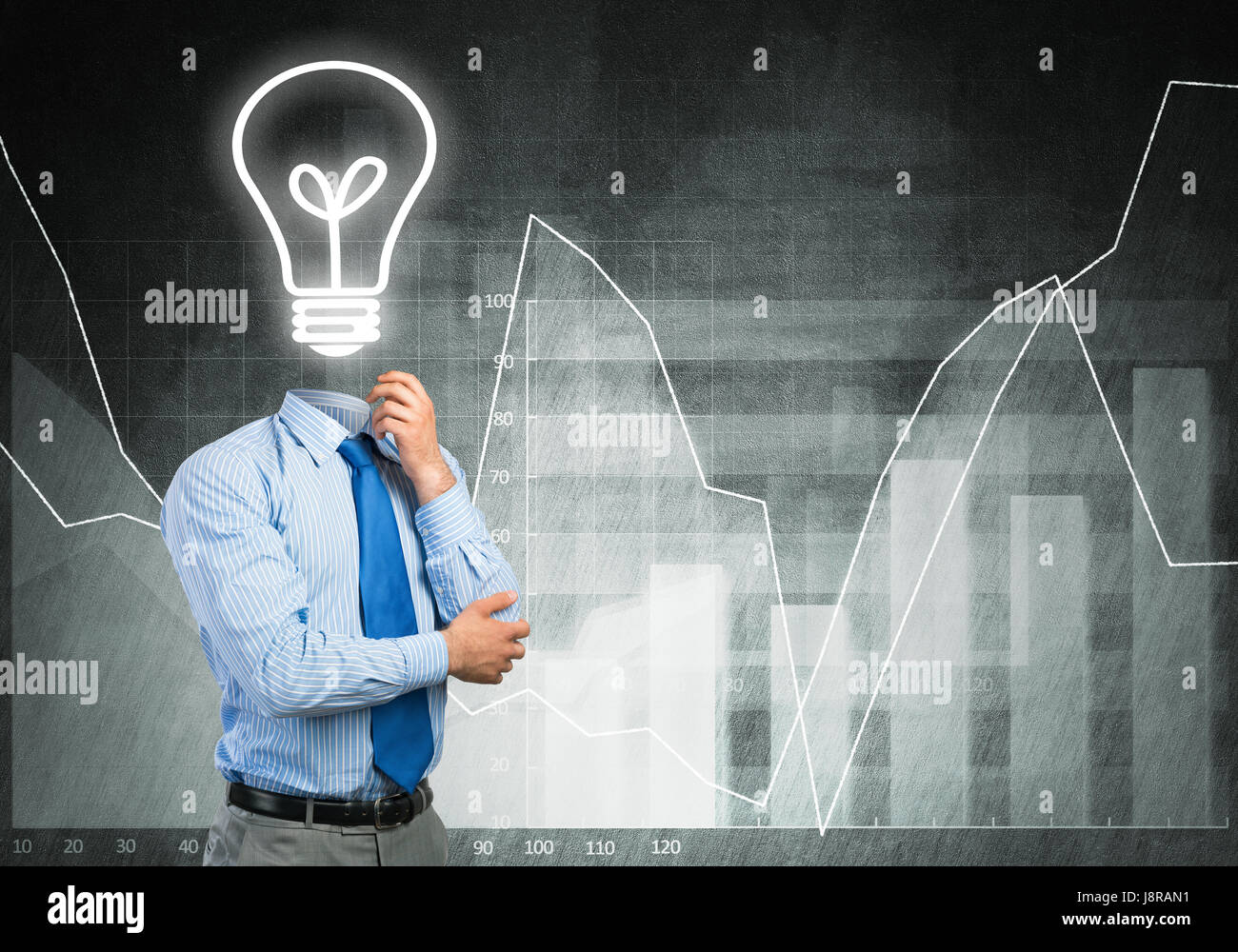 Man thinking over his idea Stock Photo - Alamy