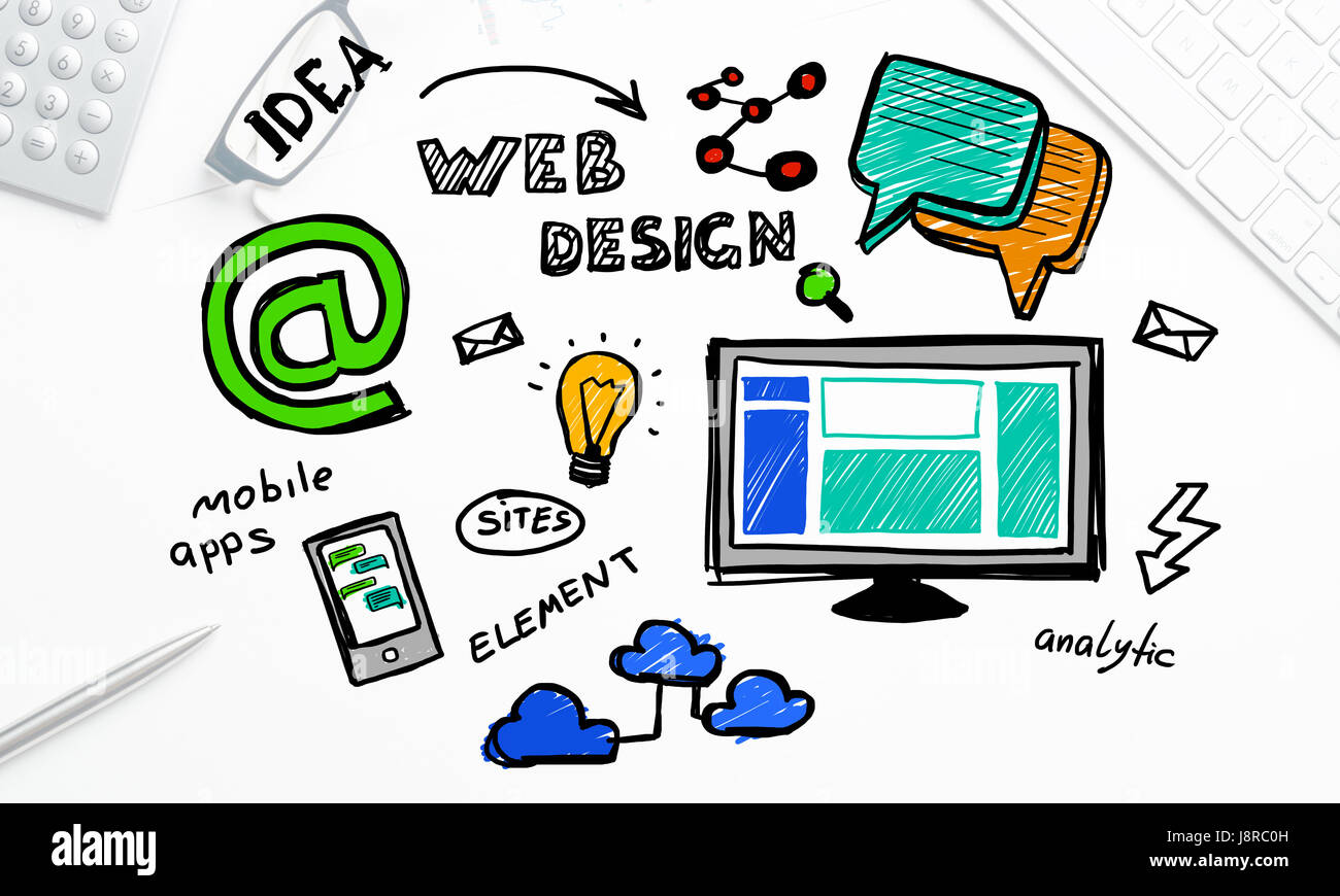 Network media background Stock Photo - Alamy