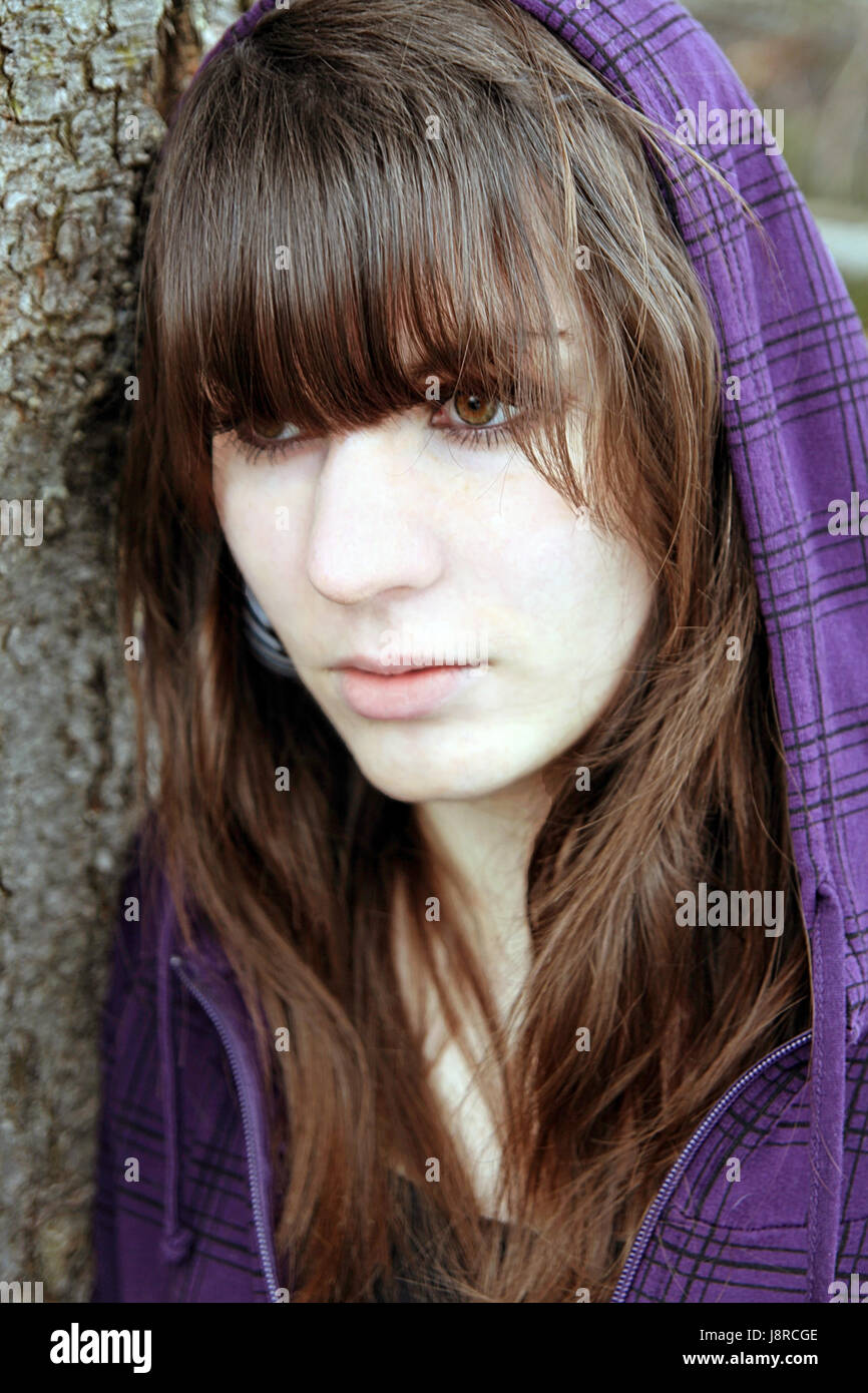 woman, meditative, sad, mourning, sorrow, dejected, depression, unhappy ...