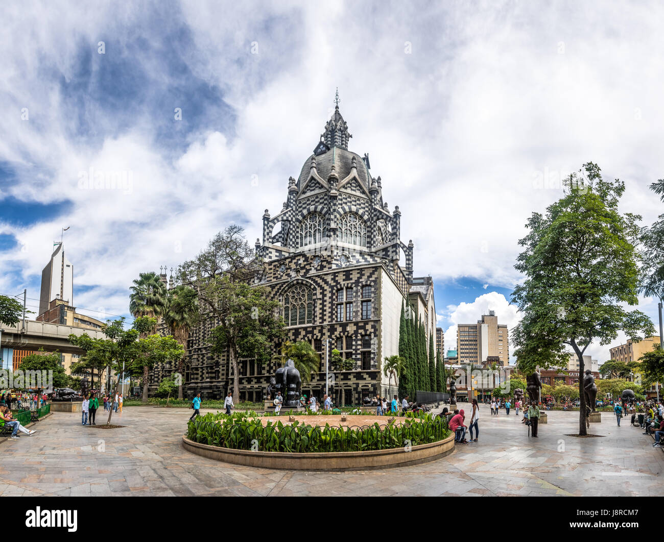 Botero Square and Palace of Culture - Medellin, Antioquia, Colombia ...