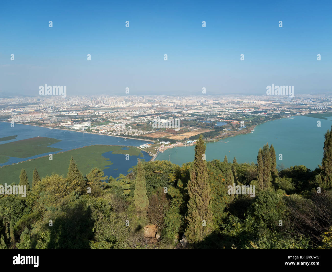 panorama of kunming,china Stock Photo - Alamy
