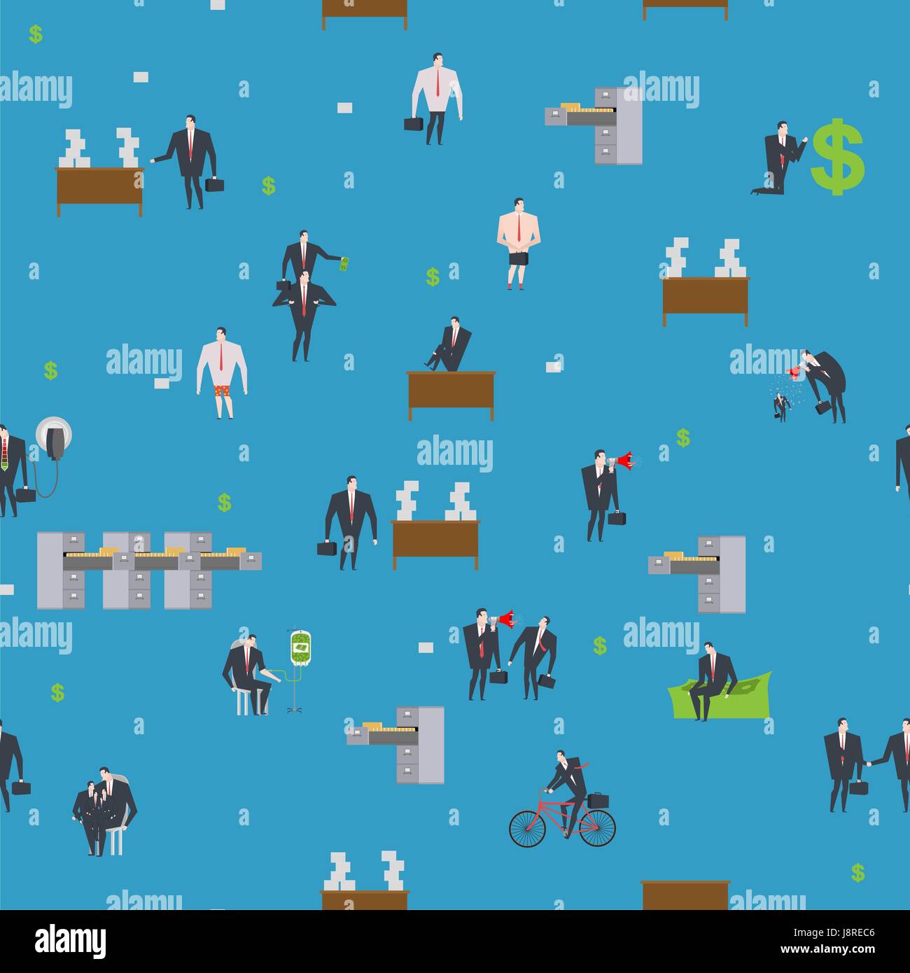 Office life pattern. Corporate background. Managers in workplace ...