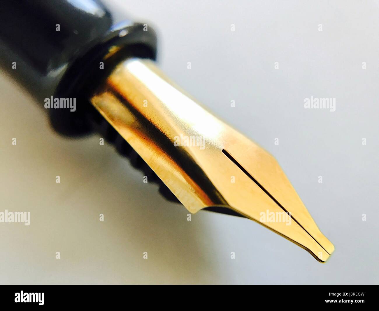 Tip of a fountain pen Stock Photo - Alamy