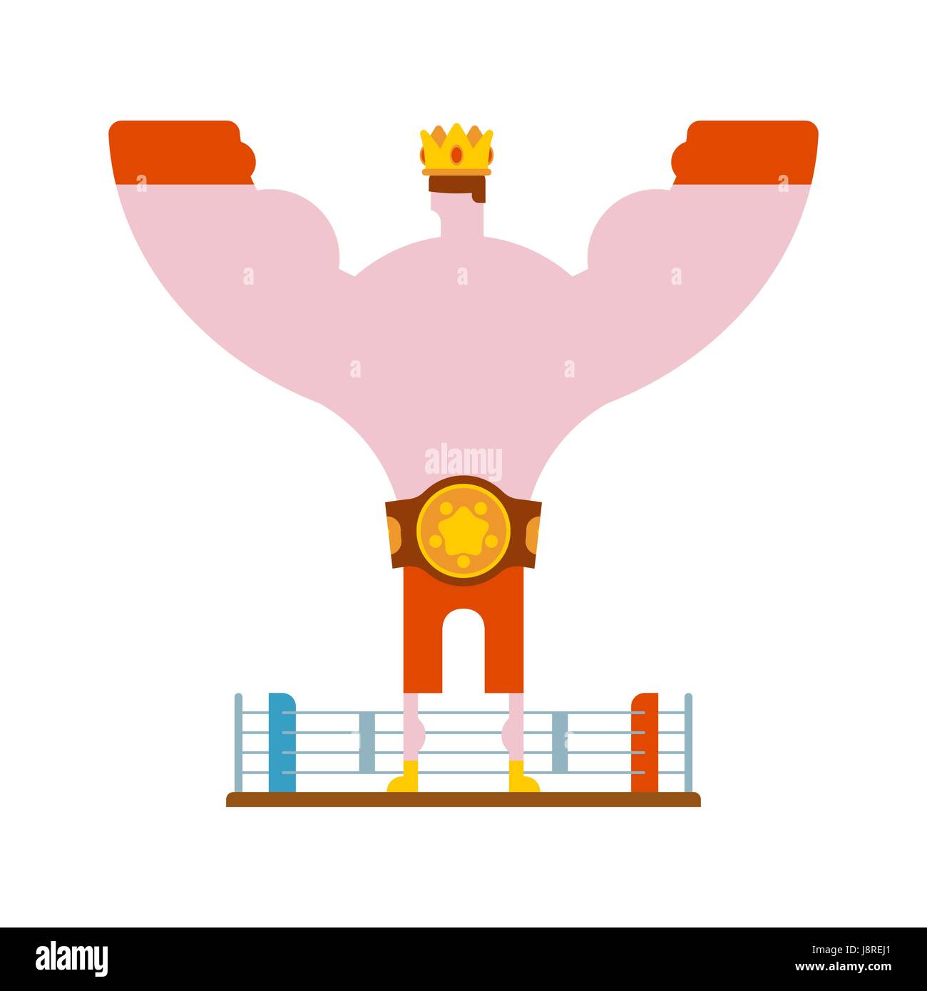 Boxing crown belt Stock Vector Images - Alamy