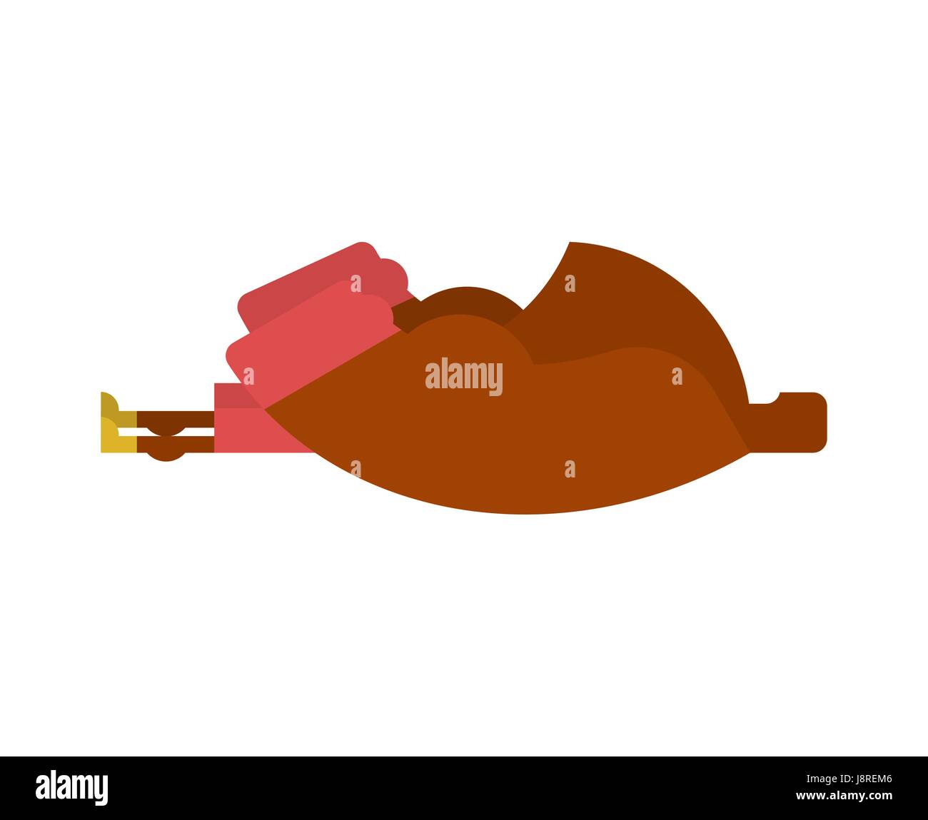 Knockout boxer. loser is athlete. Fighter defeated isolated Stock ...