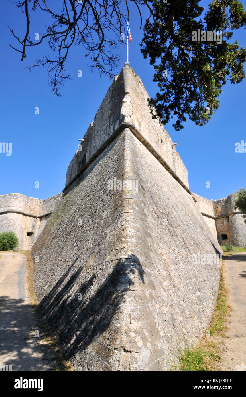 wall, france, fortification, castle, chateau, blue, detail, stone, alps ...