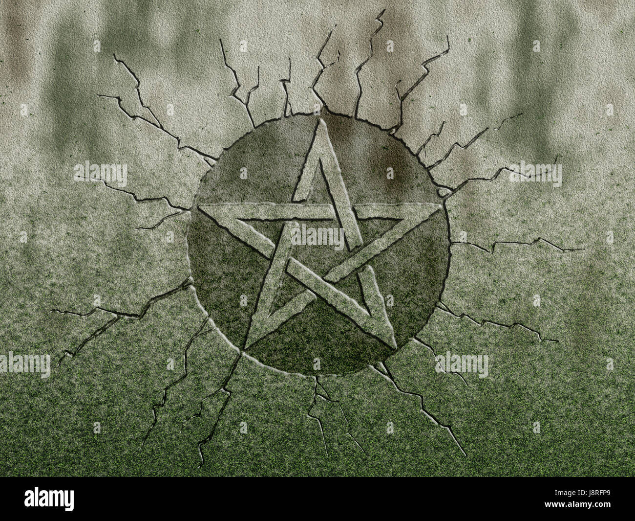 Pentacle stone hi-res stock photography and images - Alamy