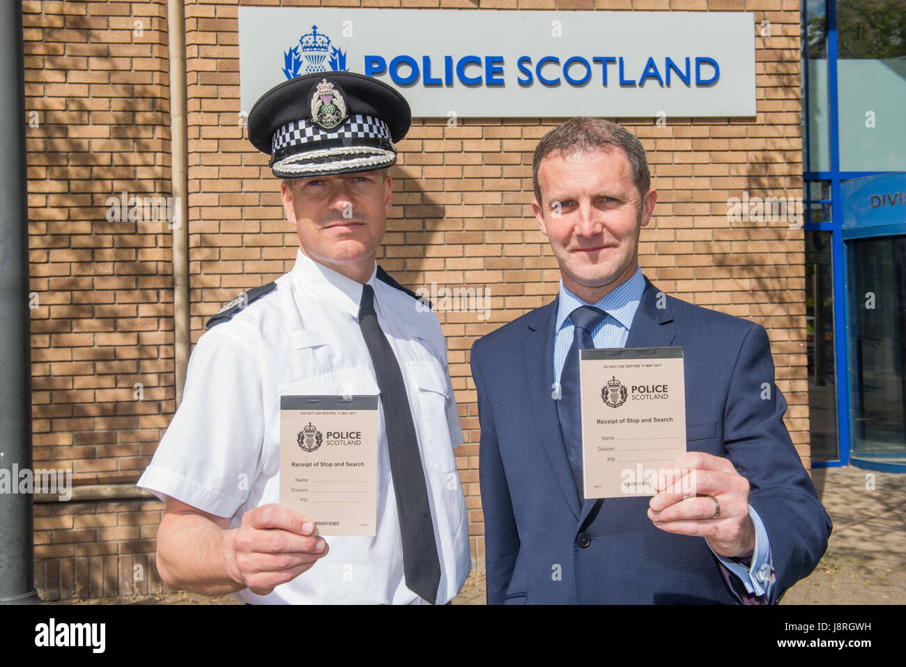 Picture: Michael Matheson with Assistant Cheif Constable Mark Williams ...
