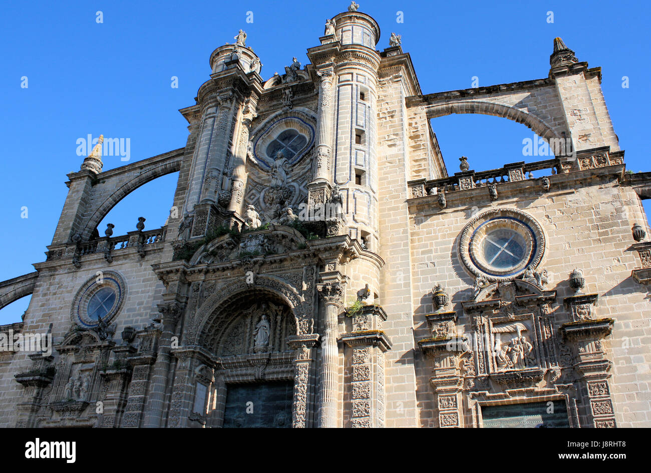church, dome, baroque, cathedral, andalusia, blue, historical, church ...