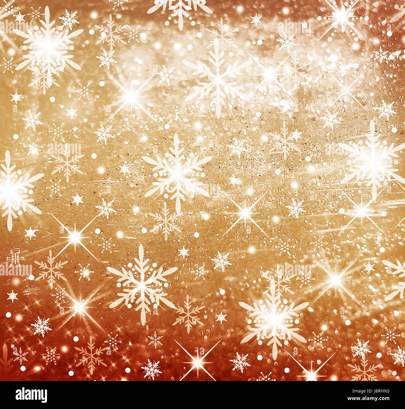 illustration, abstract, glossy, christmas, gilded, star, backdrop ...