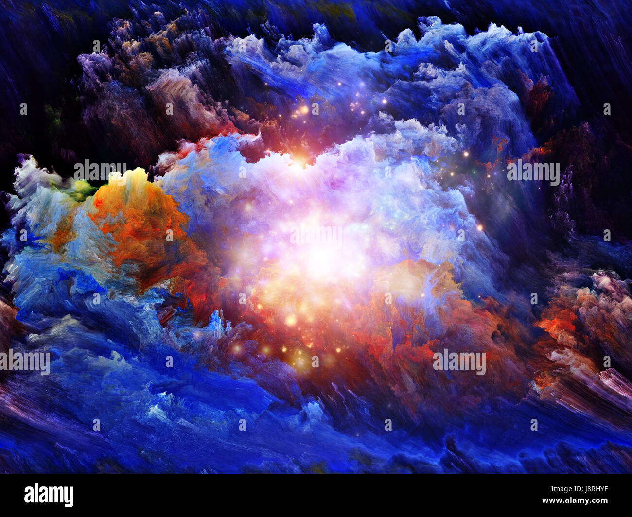 blue, art, composition, colour, dream, fantasy, imagination, esoteric ...