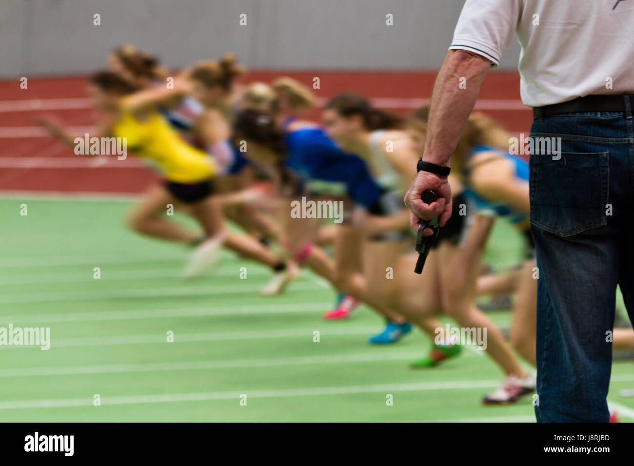 false start in the sprint Stock Photo - Alamy