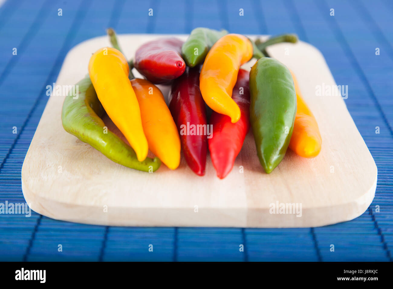 blue, food, aliment, pepper, board, closeup, green, horizontal, kitchen ...