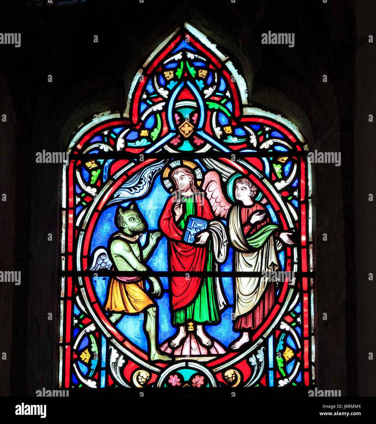 Christ tempted by the devil hi-res stock photography and images - Alamy