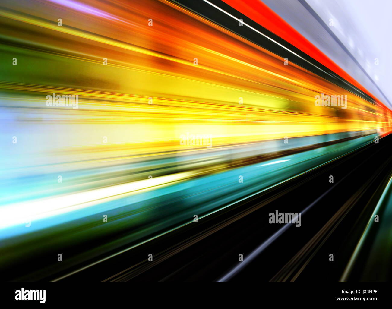 background of the high-speed train with motion blur outdoor Stock Photo ...