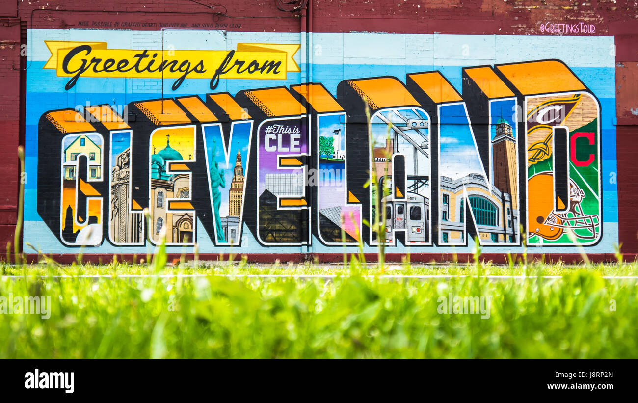 Ohio City Cleveland Sign Stock Photo - Alamy