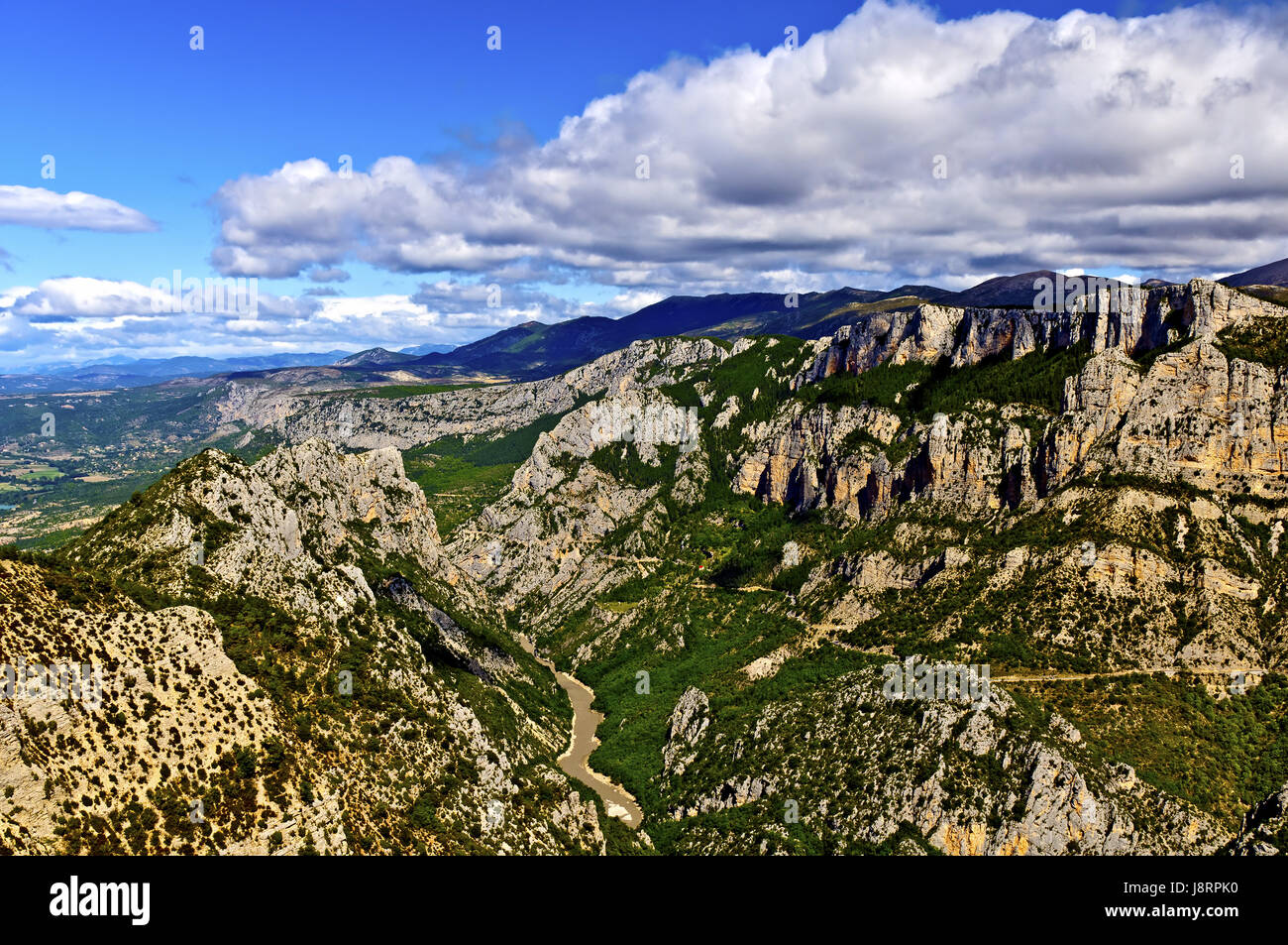 mountains, ravine, path, way, firmament, sky, salt water, sea, ocean ...