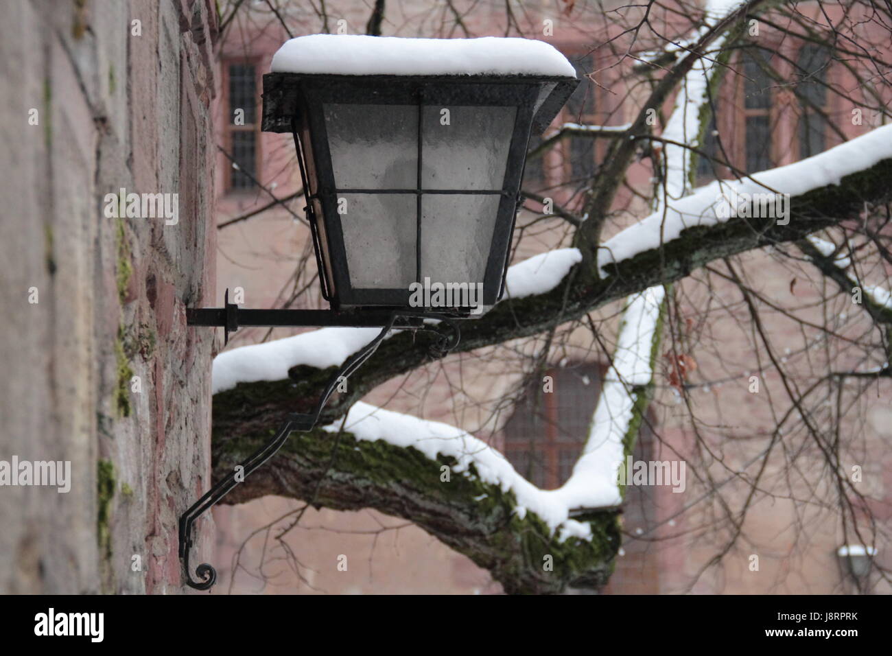 street lamp in the snow Stock Photo - Alamy