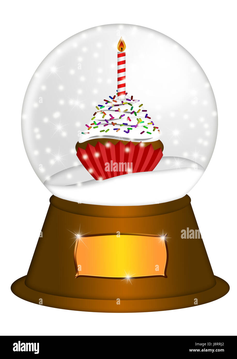 Snow globe scene Cut Out Stock Images & Pictures - Alamy