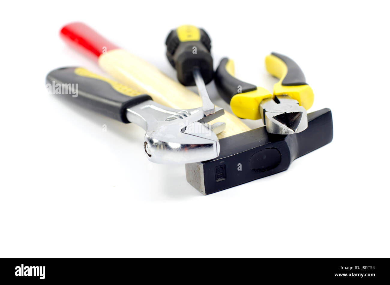 Hammer and tongs Cut Out Stock Images & Pictures - Alamy