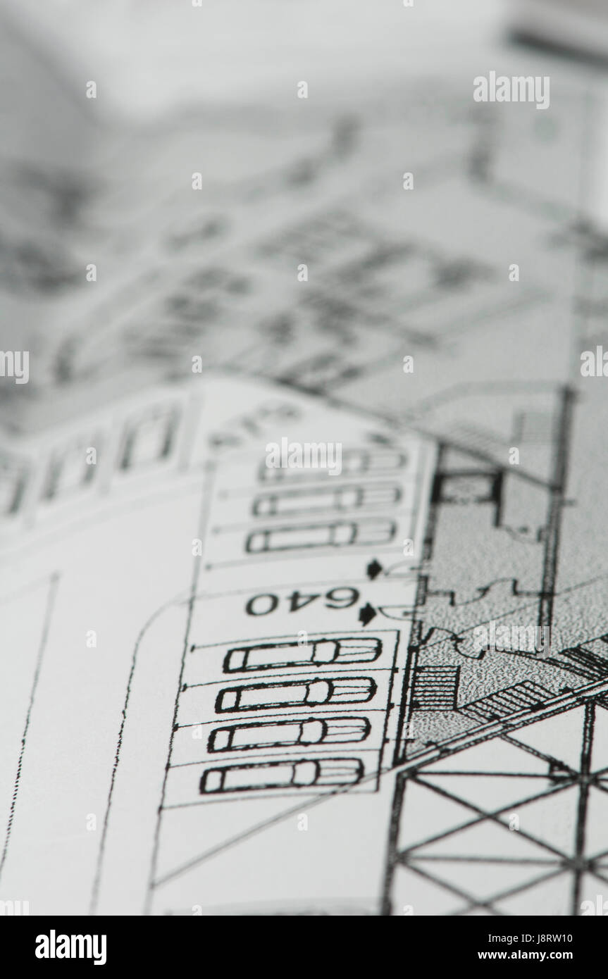 blue, house, building, architectural, composition, model, design ...