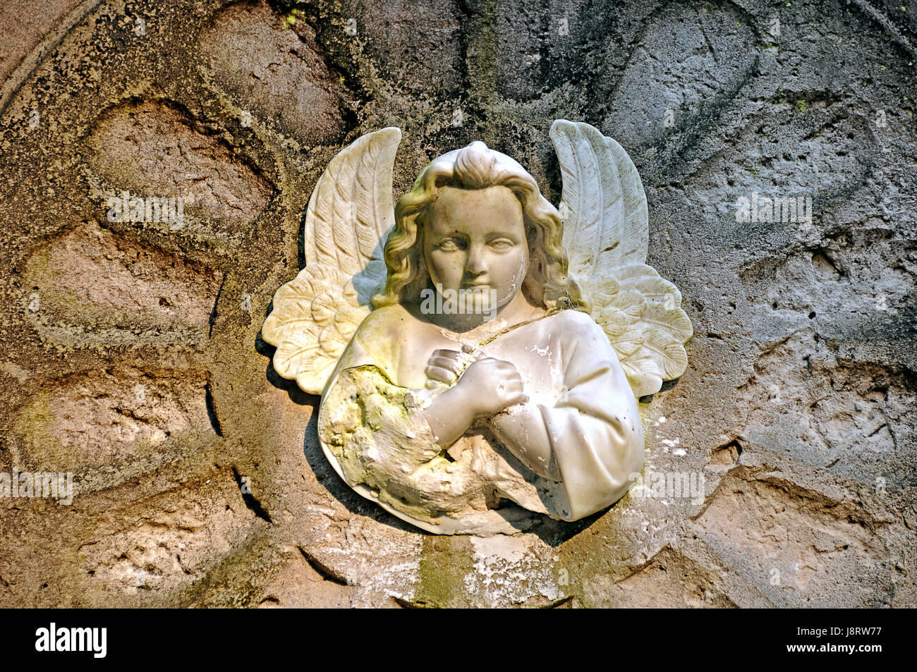 religion, stone, statue, sculpture, wing, angel, angels, hewn, stones ...