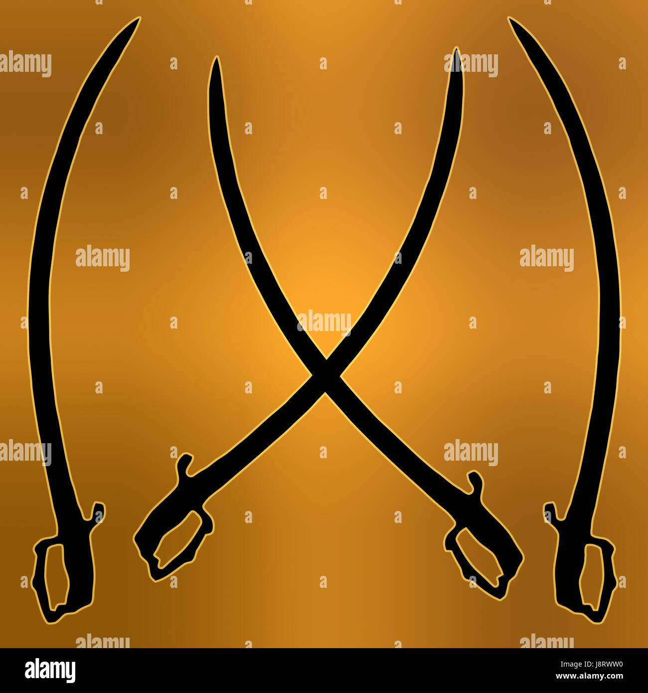 Heraldry weapon symbol hi-res stock photography and images - Alamy
