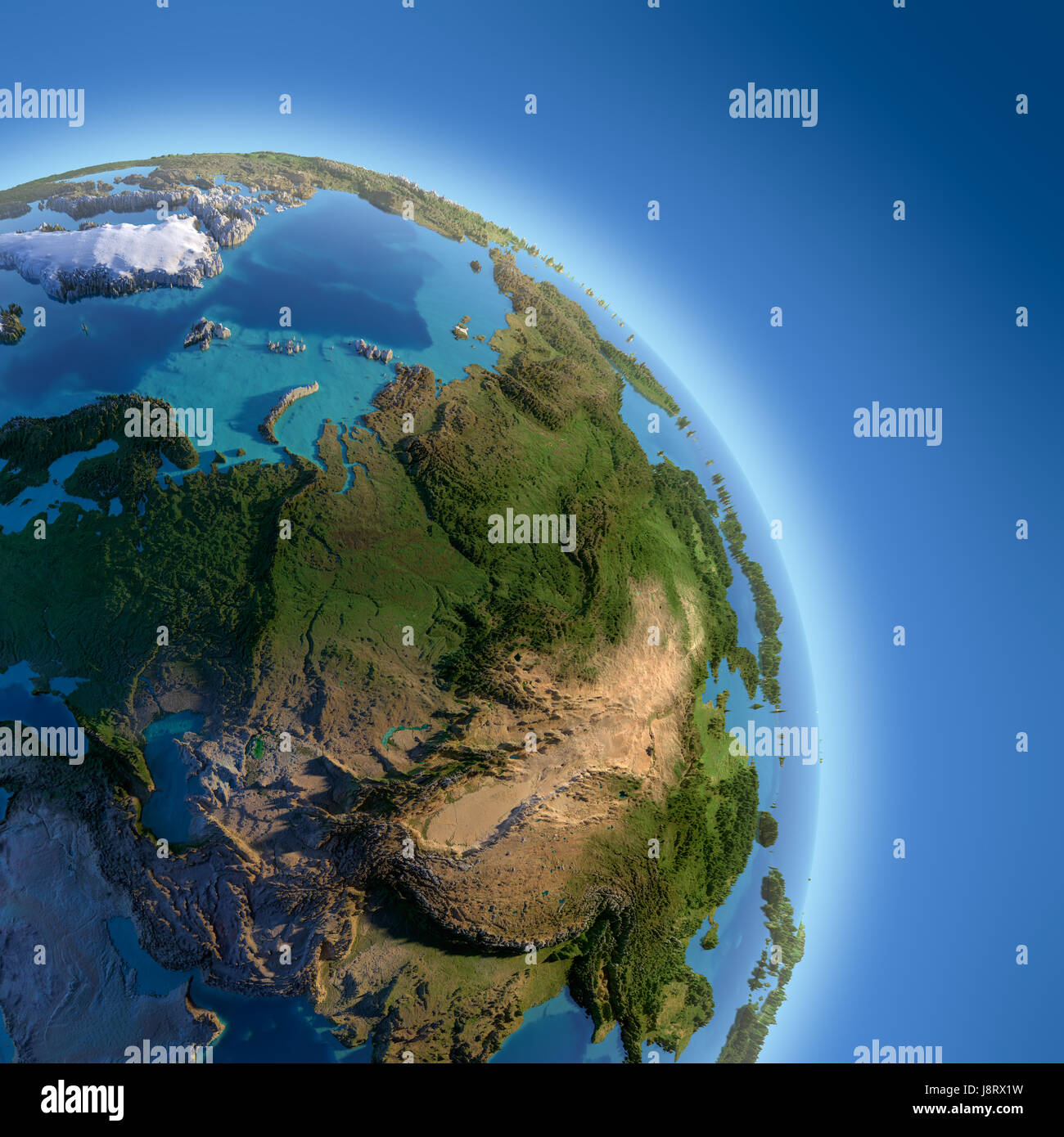 World map relief ocean floor hi-res stock photography and images - Alamy