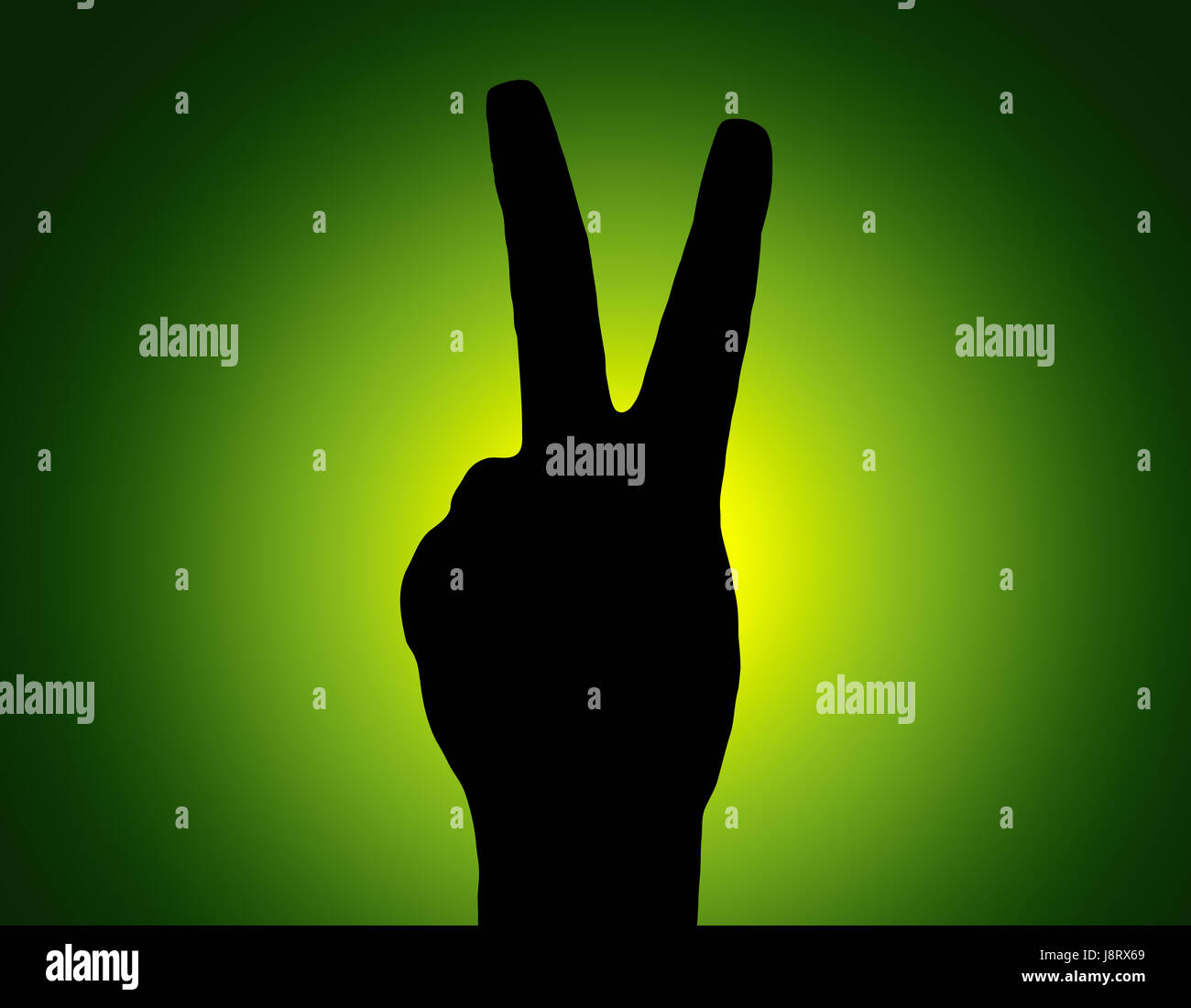 60s hand signal hi-res stock photography and images - Alamy