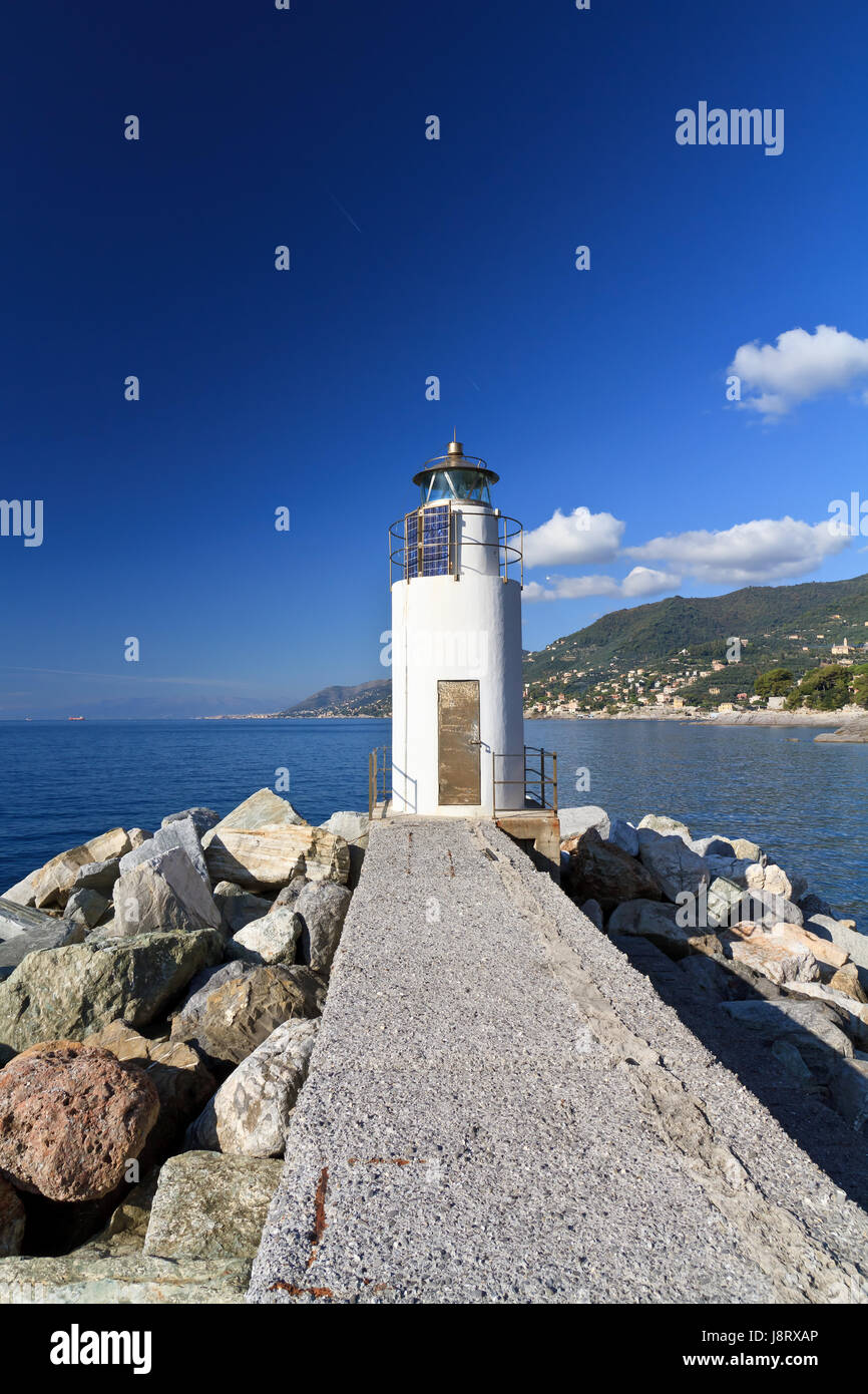 coast, pier, port, salt water, sea, ocean, water, lighthouse, italy ...