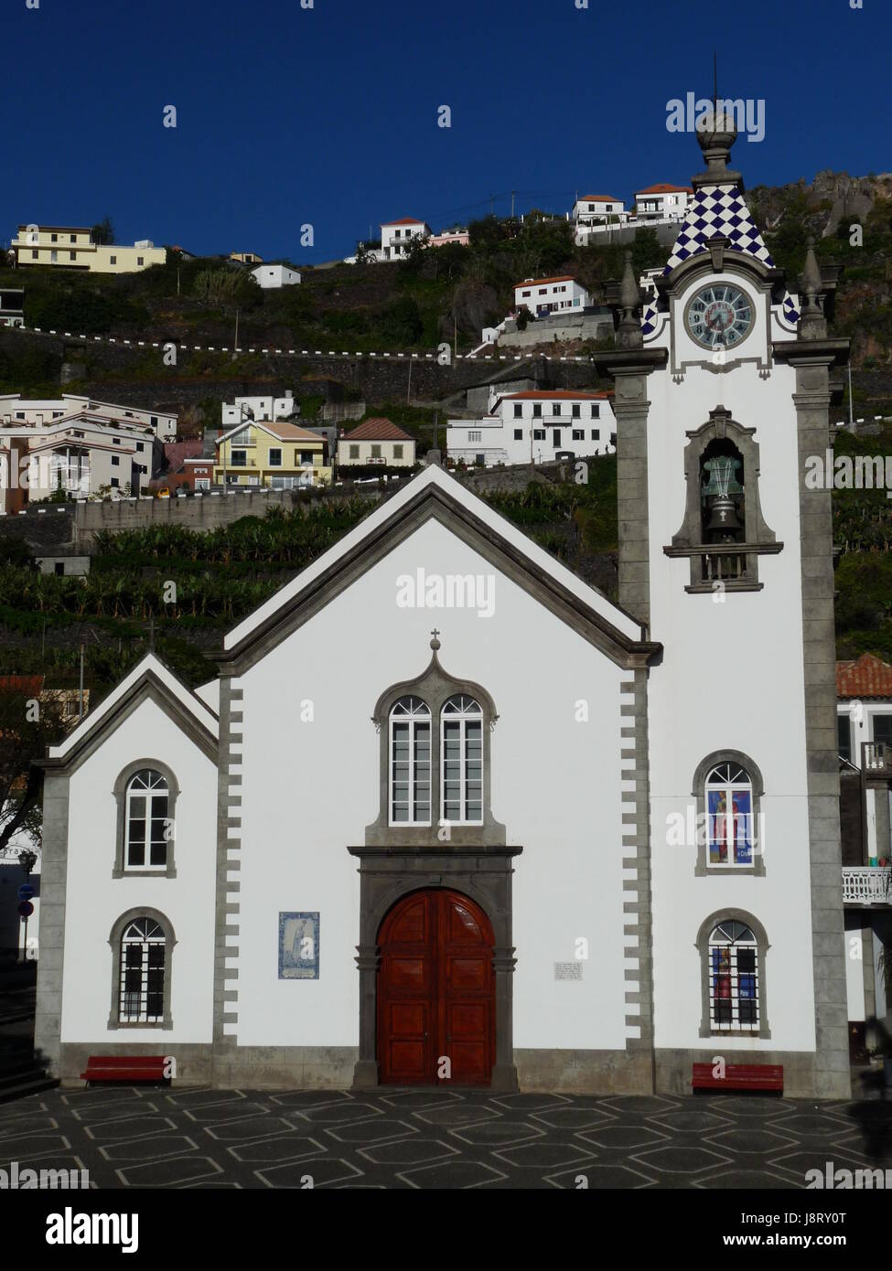 church in madeira Stock Photo - Alamy