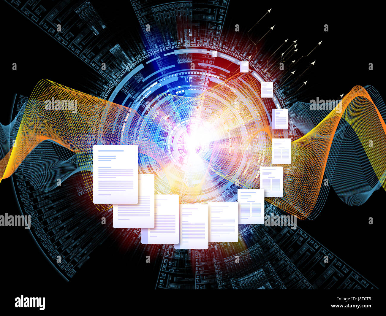 blue, motion, postponement, moving, movement, office, model, design ...