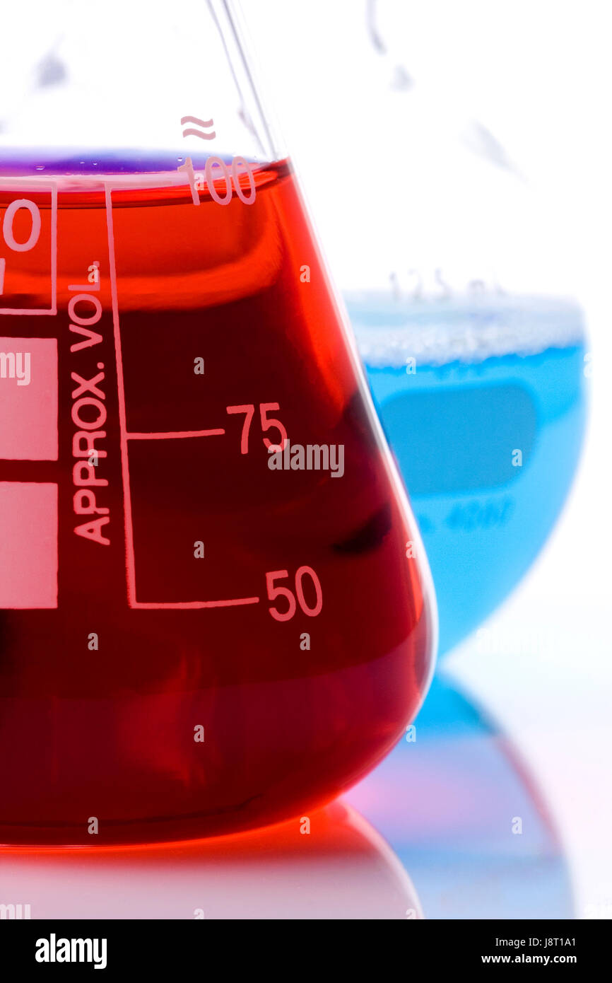 blue, liquid, science, contrasts, bottle, laboratory, equipment, flask ...