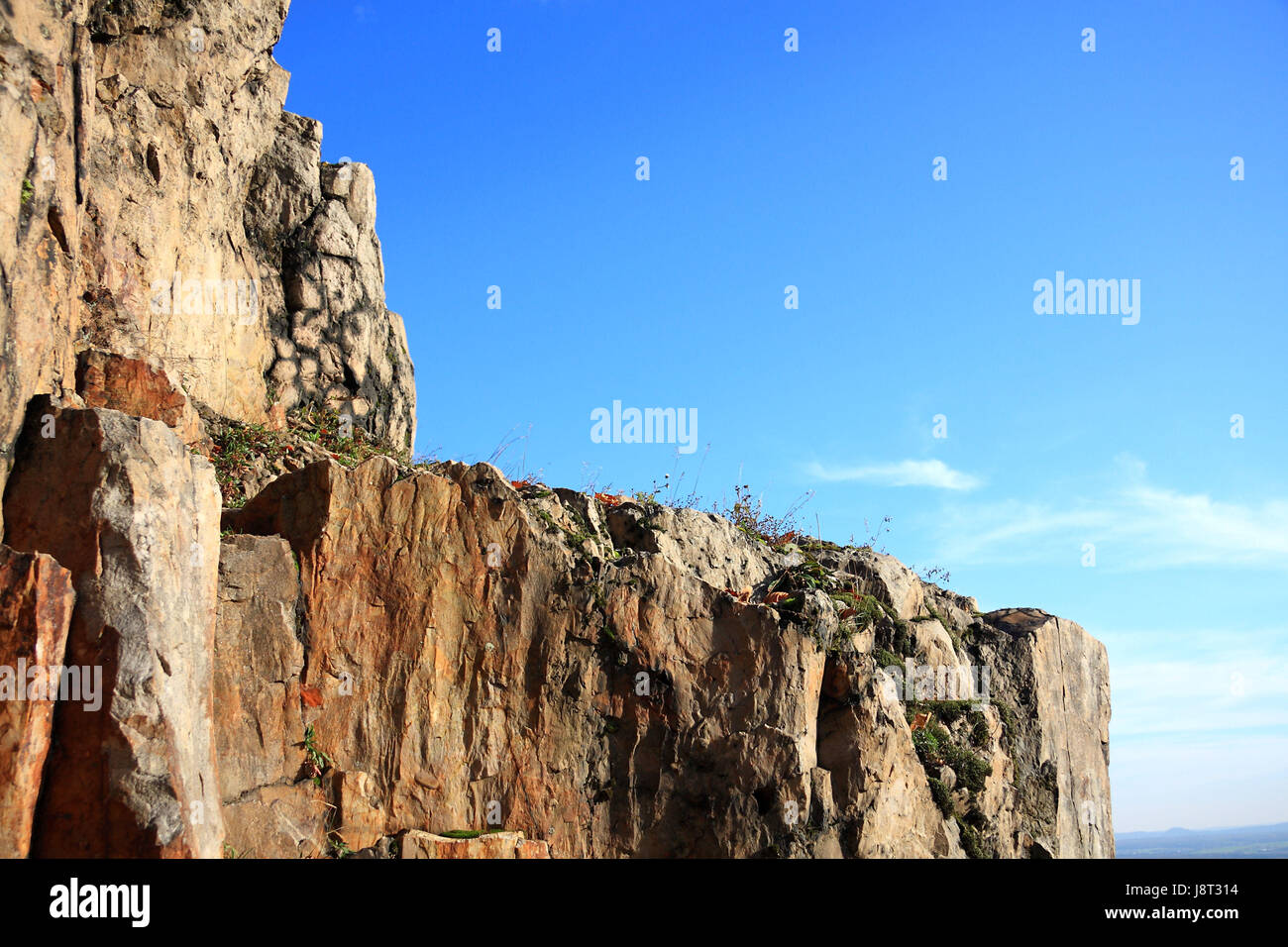 blue, landscape format, saarland, unloading, bluff, firmament, sky ...