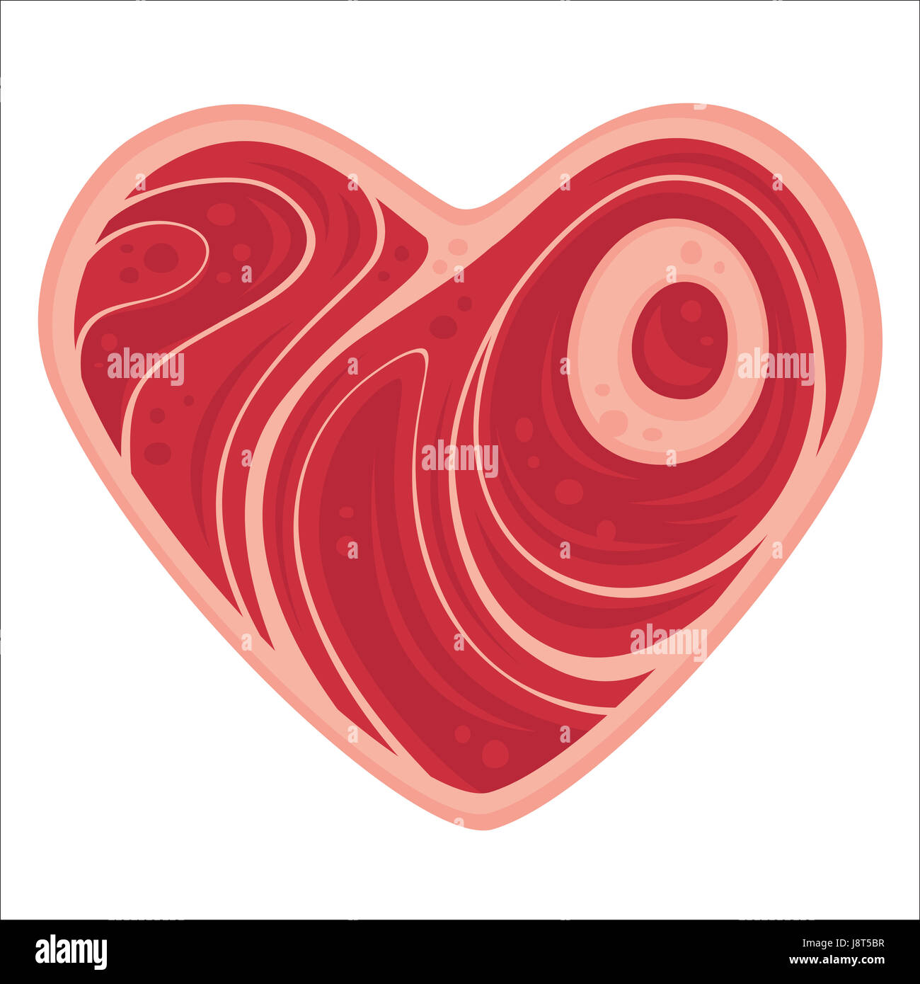 steak, love, in love, fell in love, chop, valentine, heart, meat, red ...