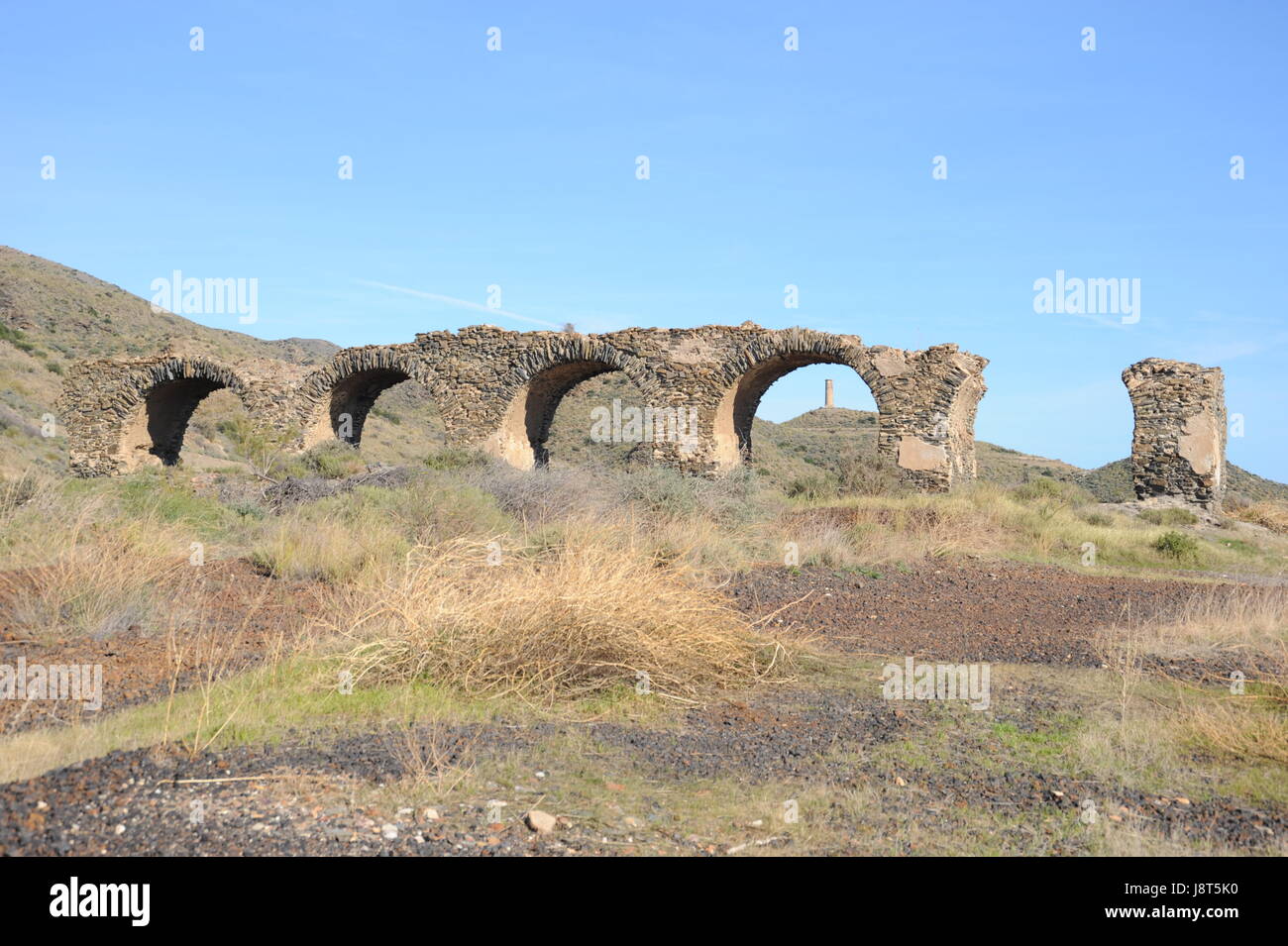 aqueduct in spain Stock Photo - Alamy