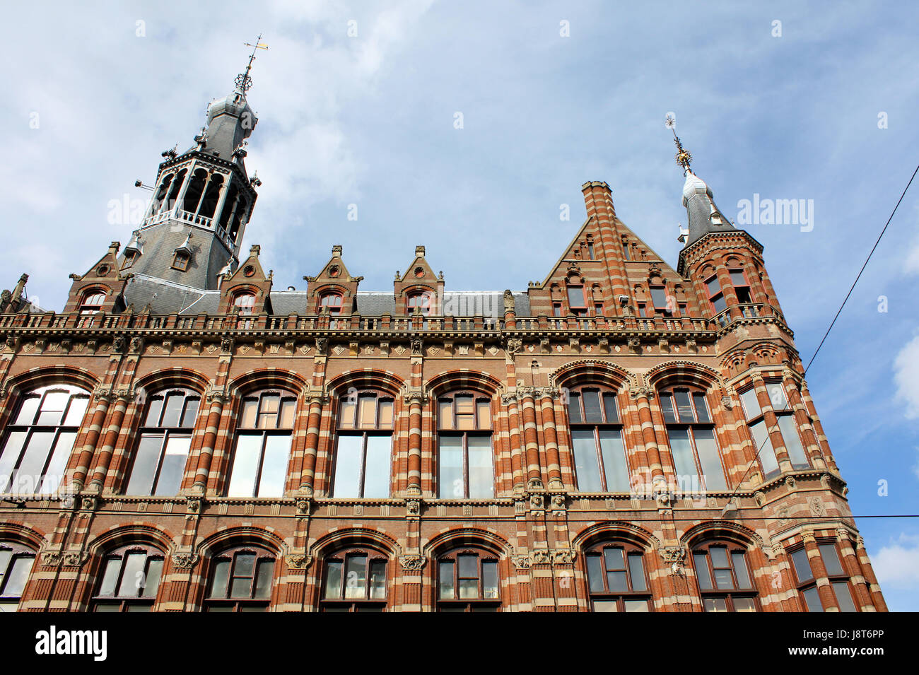 brick gothic in amsterdam Stock Photo - Alamy
