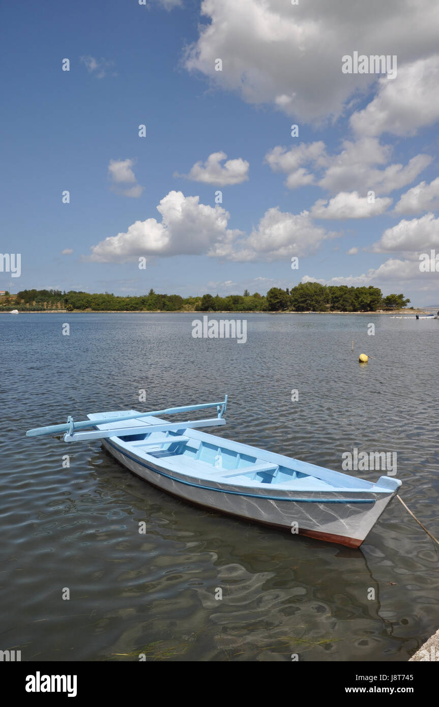 church, croatia, boat harbour, salt water, sea, ocean, water, rowing ...